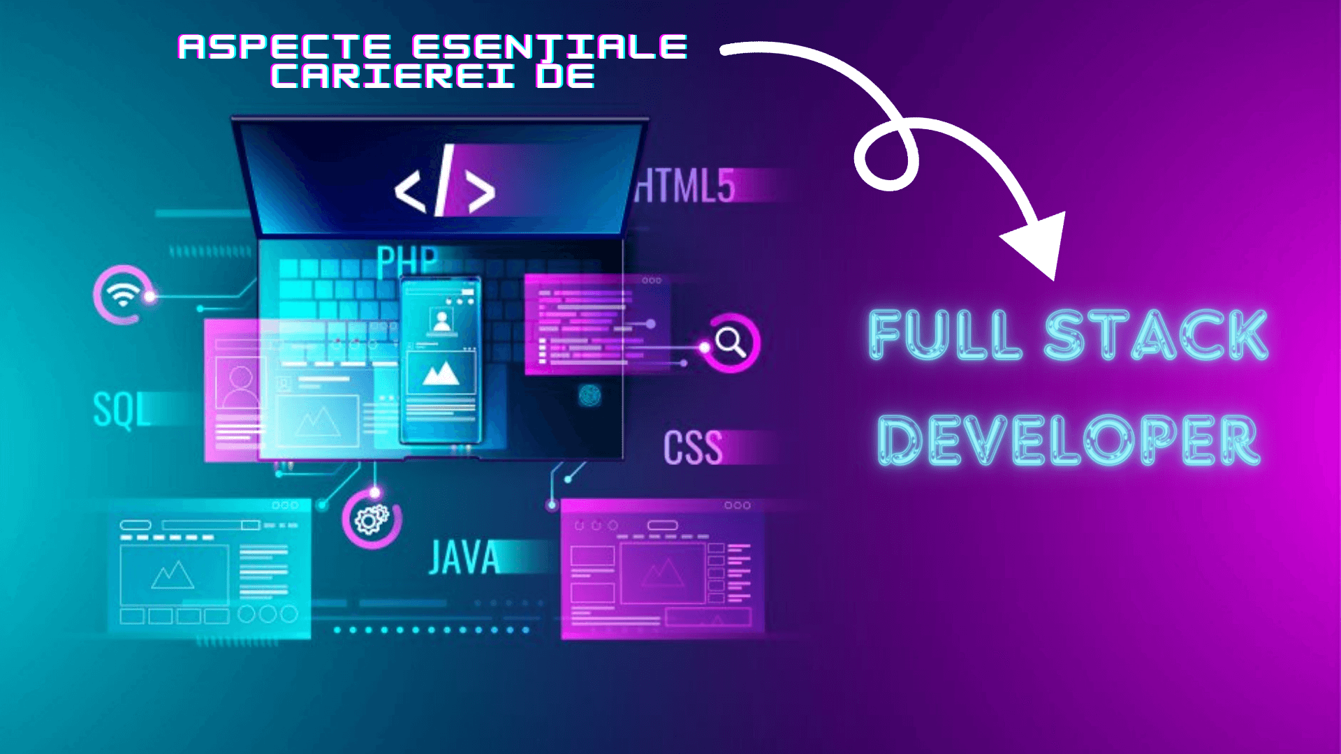 Aspecte esențiale carierei de Full Stack Developer - Telecom Academy